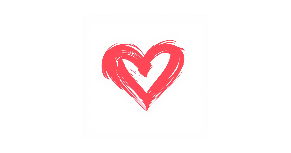 Create A Heart Logo, Fun, Curved | AI Vector Graphic