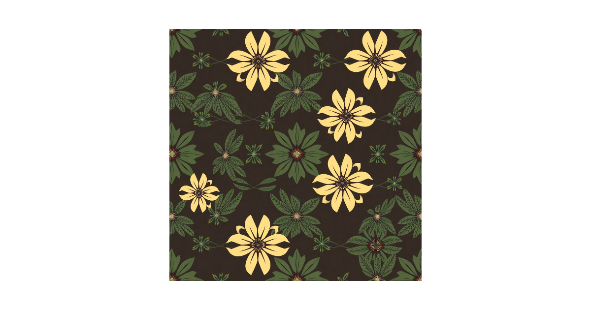 Seamless Polynesian Pattern, | AI Vector Graphic