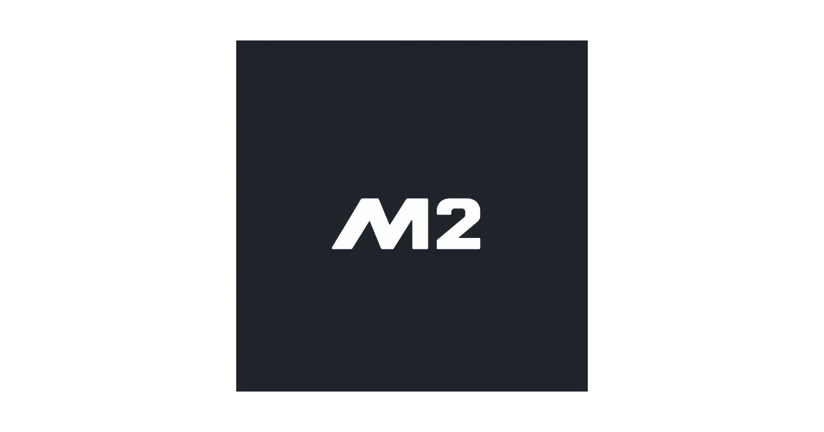 M2 Logo Onli With Letter, Vector, | AI Vector Graphic