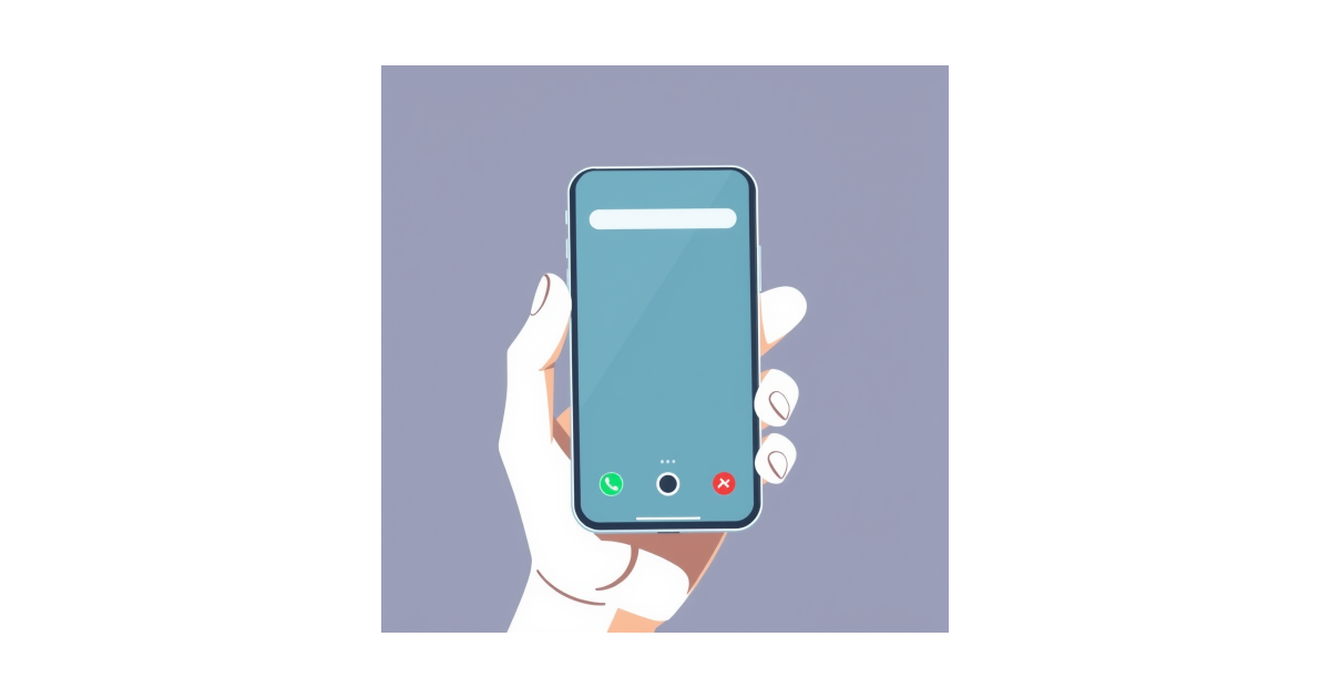 Hand With Iphone Vector Flat | AI Vector Graphic