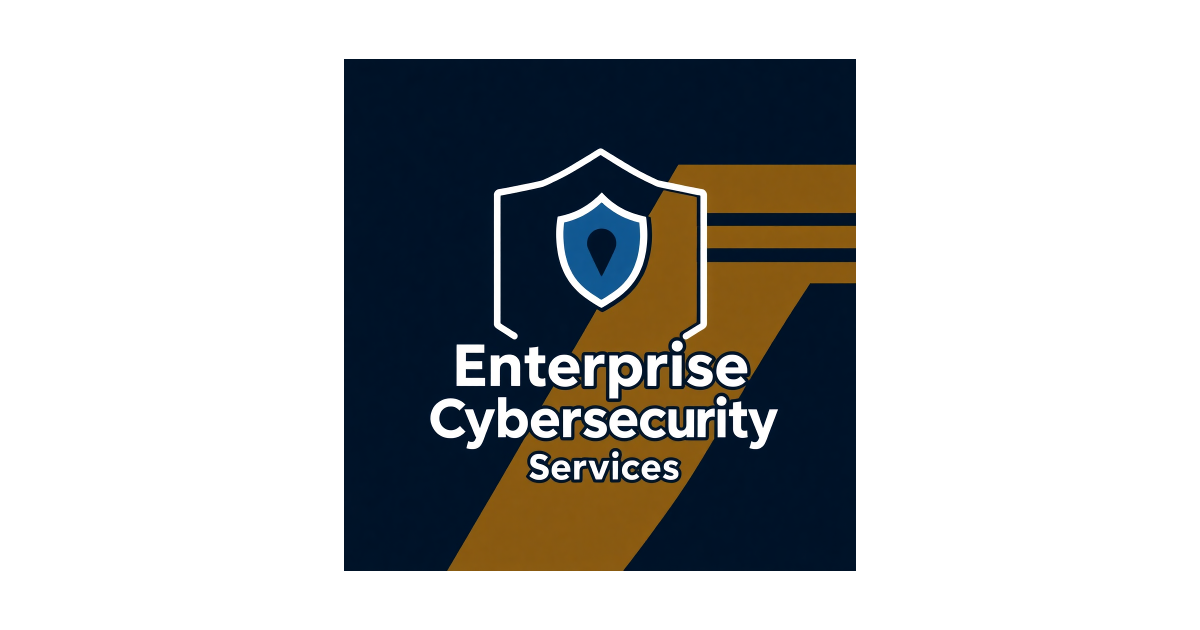Cybersecurity Logo, Text | AI Vector Graphic