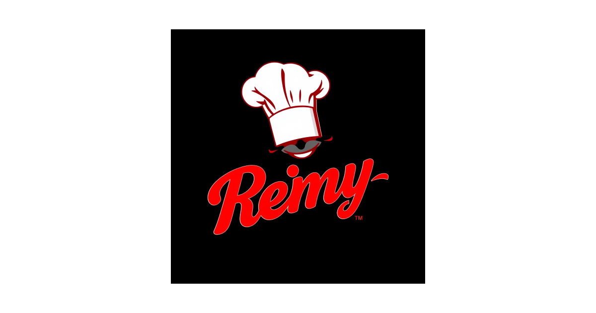 Inscription "chef Rémy" In Red, | AI Vector Graphic