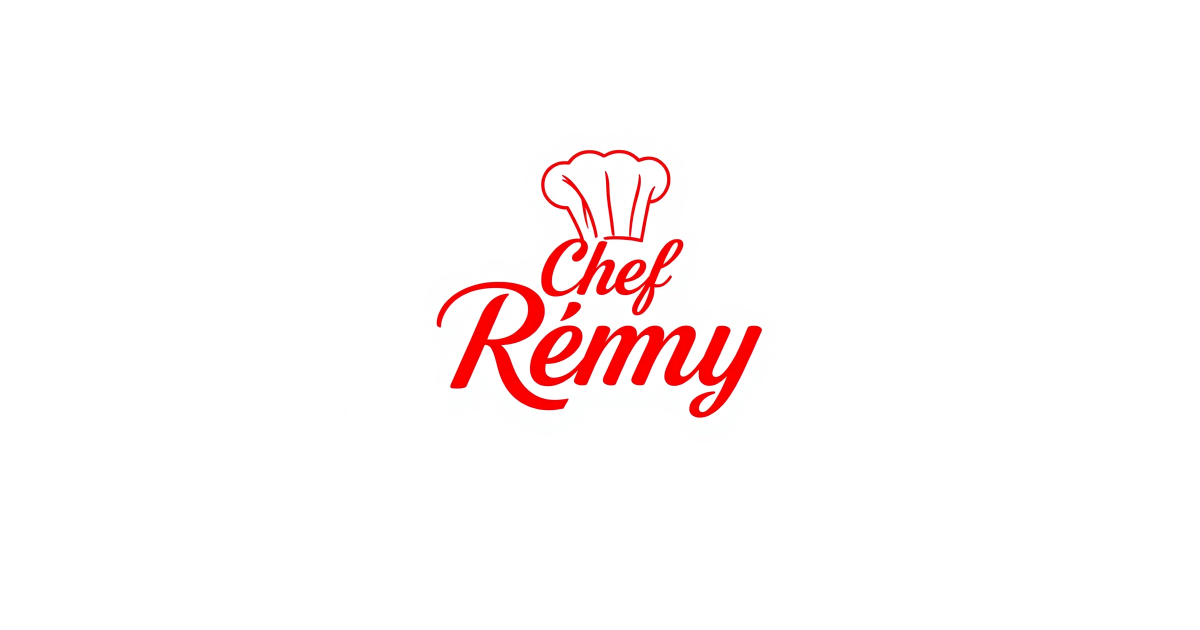 Inscription "chef Rémy" In Red | AI Vector Graphic